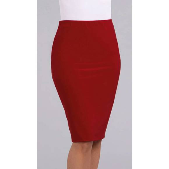 Sympli | Skirts | New Sympli Tube Midi Skirt In Red | Poshmark